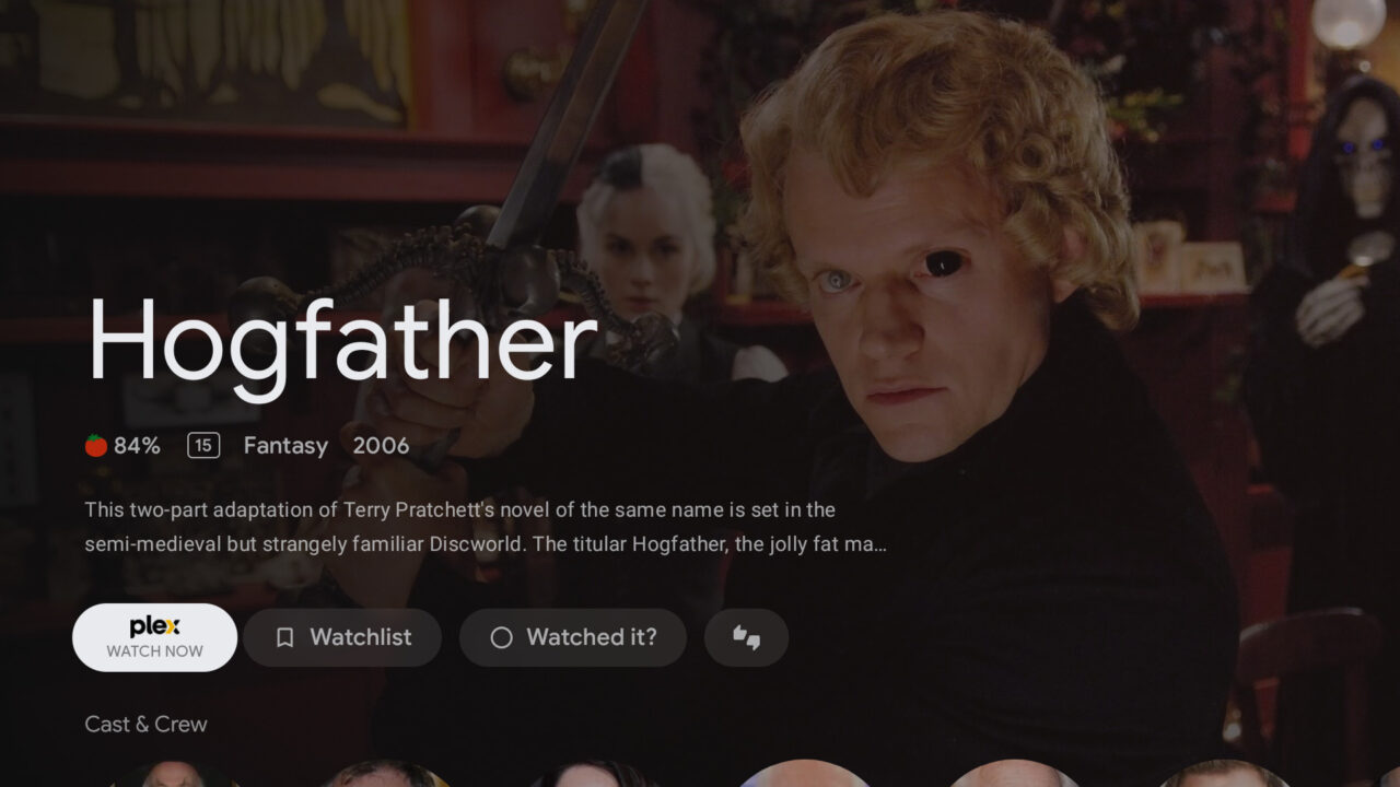 Plex is now appearing on Google TV's 'Top picks for you' section