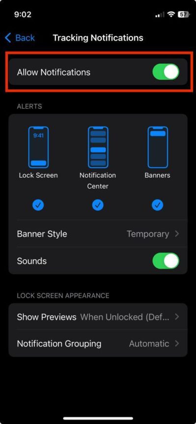 What is "Tracking Notifications" on iPhone? - Android Authority