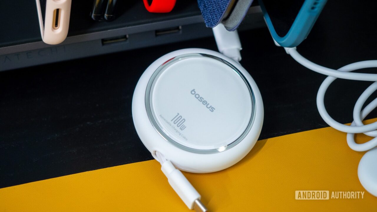 This Baseus 100W retractable USB-C cable is my favorite charging cable