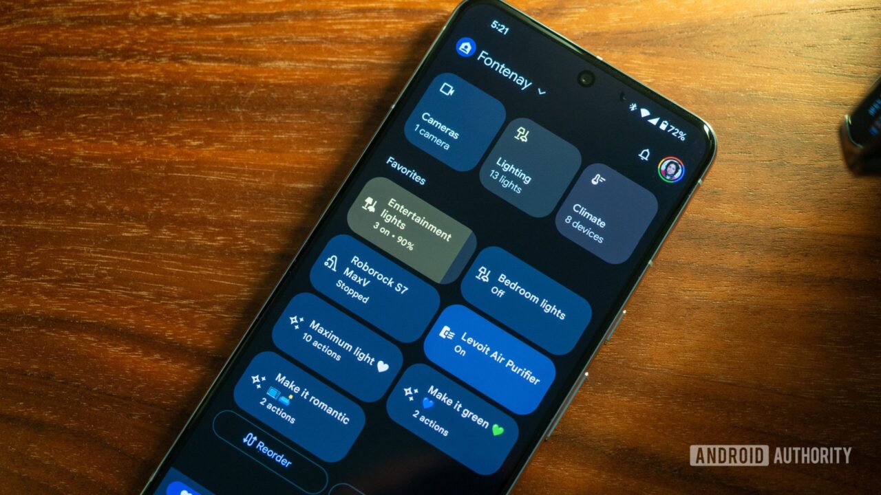 Google Home could soon let you create light presets