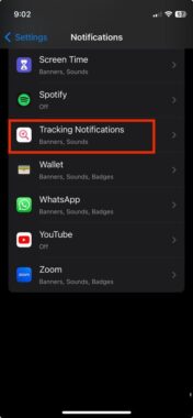 What is "Tracking Notifications" on iPhone? - Android Authority