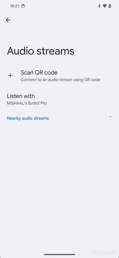 Android 15 prepares to let you share media audio to nearby devices