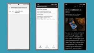 Android 15 pins WebView component into memory for quicker access