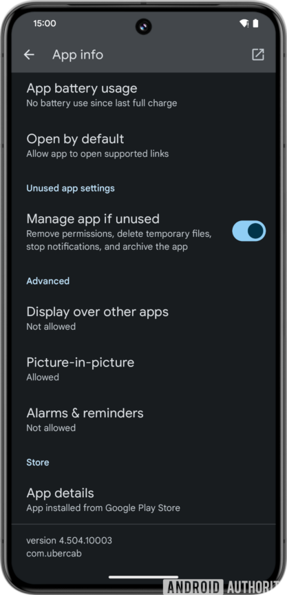 Here's a first look at Android 15's built-in app archiving feature