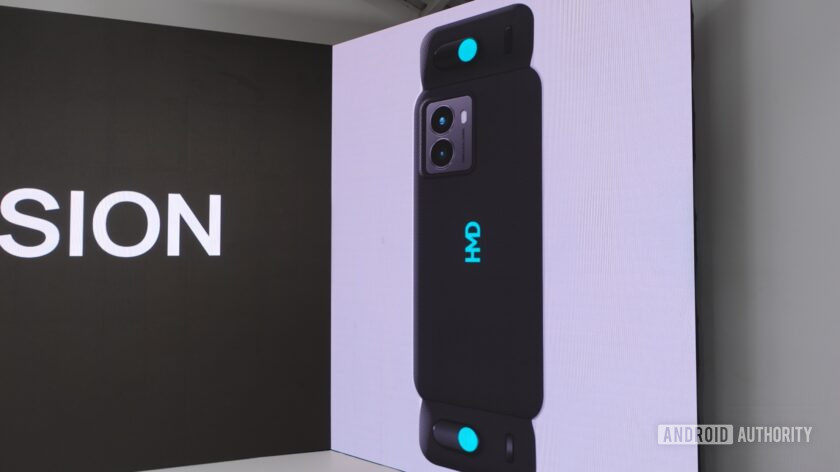 HMD colors MWC 2024 Pink with a Barbie flip phone announcement