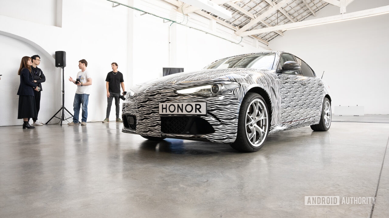 I drove a car using only eye tracking and a phone at MWC 2024