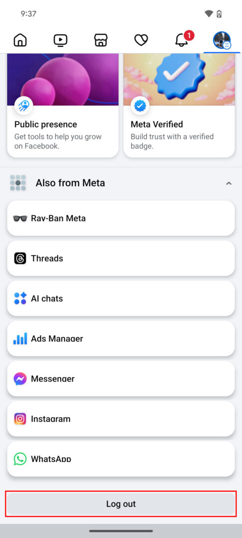 How to log out of Facebook on all devices - Android Authority