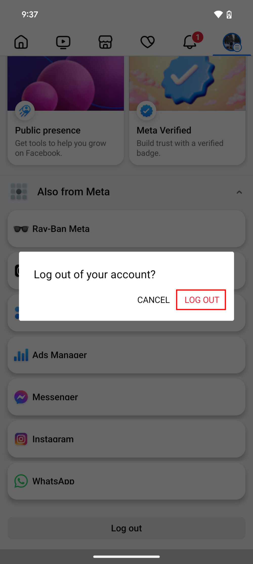 How to log out of Facebook on all devices - Android Authority