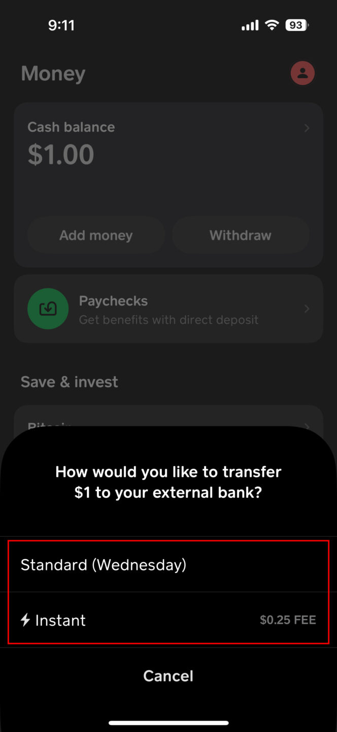 How to transfer money from Cash App to your bank account
