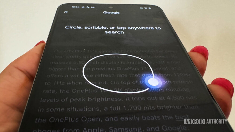 All the phones you can use Google Circle to Search on - Android Authority