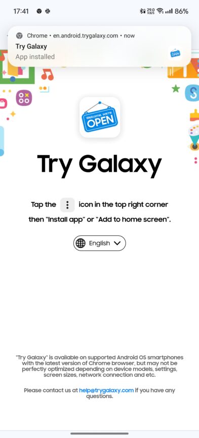 Samsung's Try Galaxy app updated to support Galaxy AI and One UI 6.1