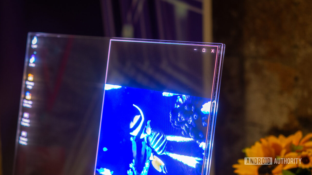 Lenovo transparent laptop hands-on: Utterly, uselessly cool