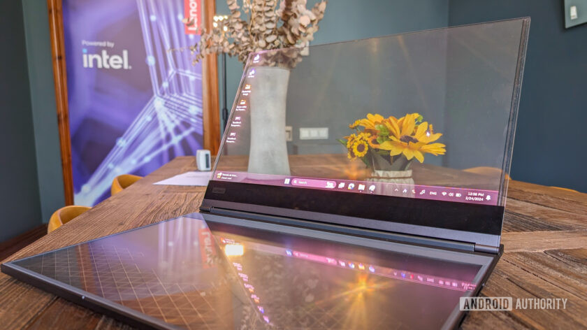 Lenovo transparent laptop hands-on: Utterly, uselessly cool