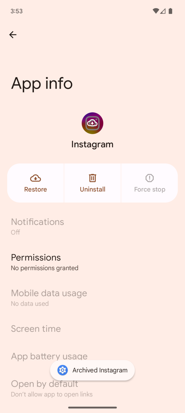 Android 15 app archiving is a lot more flexible than you may realize ...