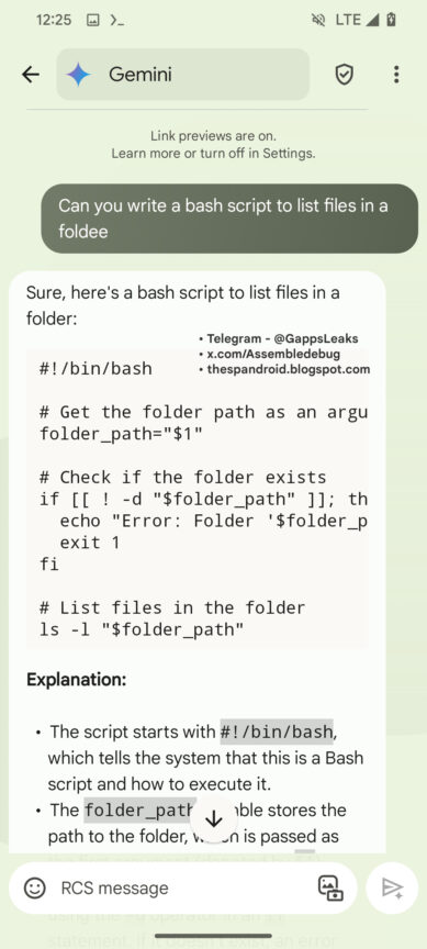 Here's a first look at Gemini in Google Messages (Update: Google ...