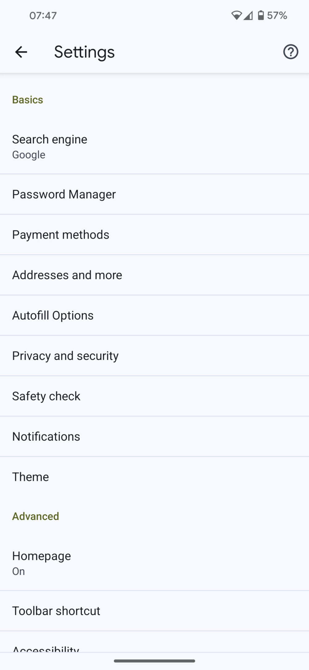 Chrome for Android now lets you use a non-Google password manager