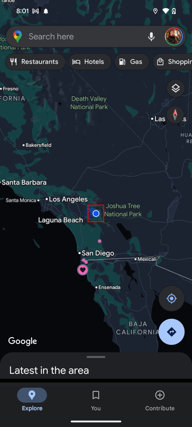 Where am I right now on Google Maps? - Android Authority
