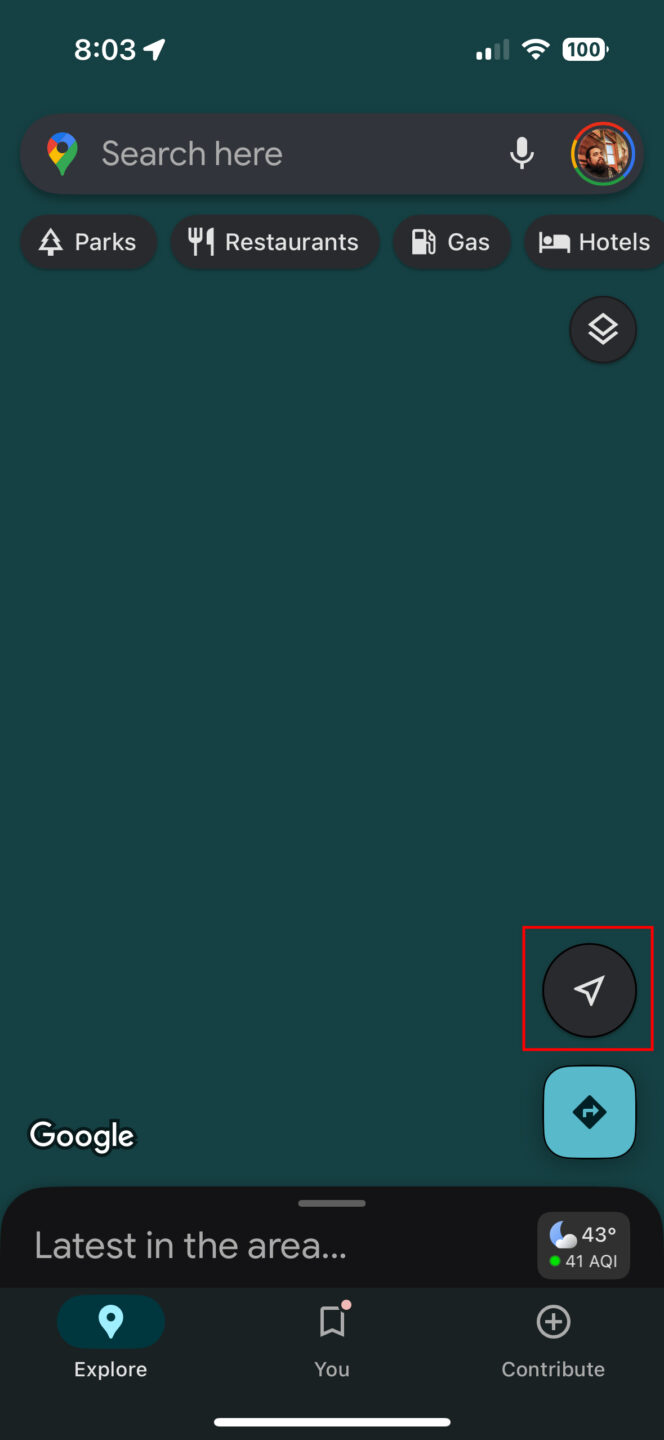 Where am I right now on Google Maps? - Android Authority