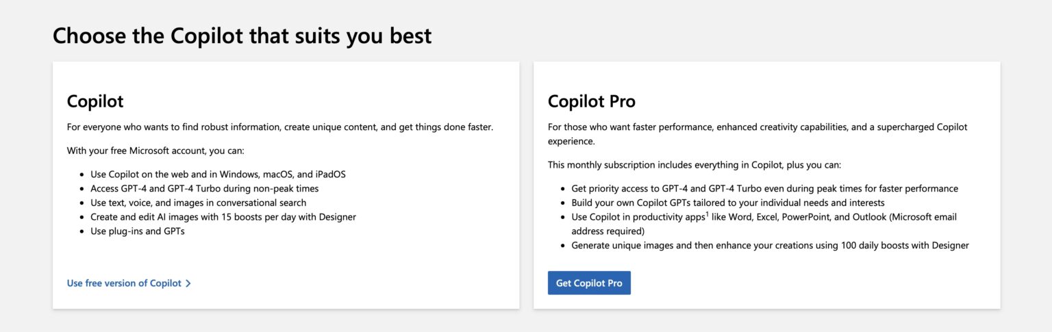 微软在全球范围内发布 Copilot Pro，挑战 ChatGPT Plus - 0x资讯