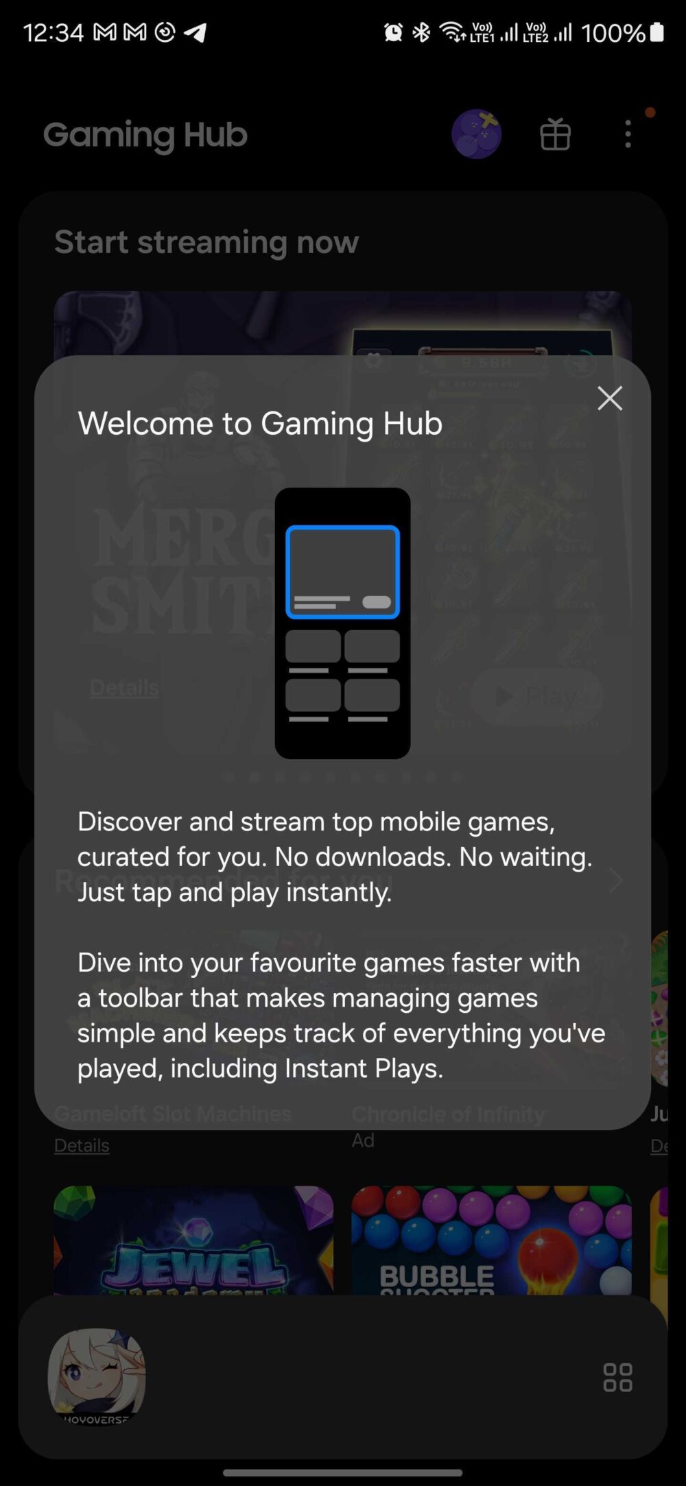 Samsung rebrands Game Launcher on Galaxy phones to Gaming Hub