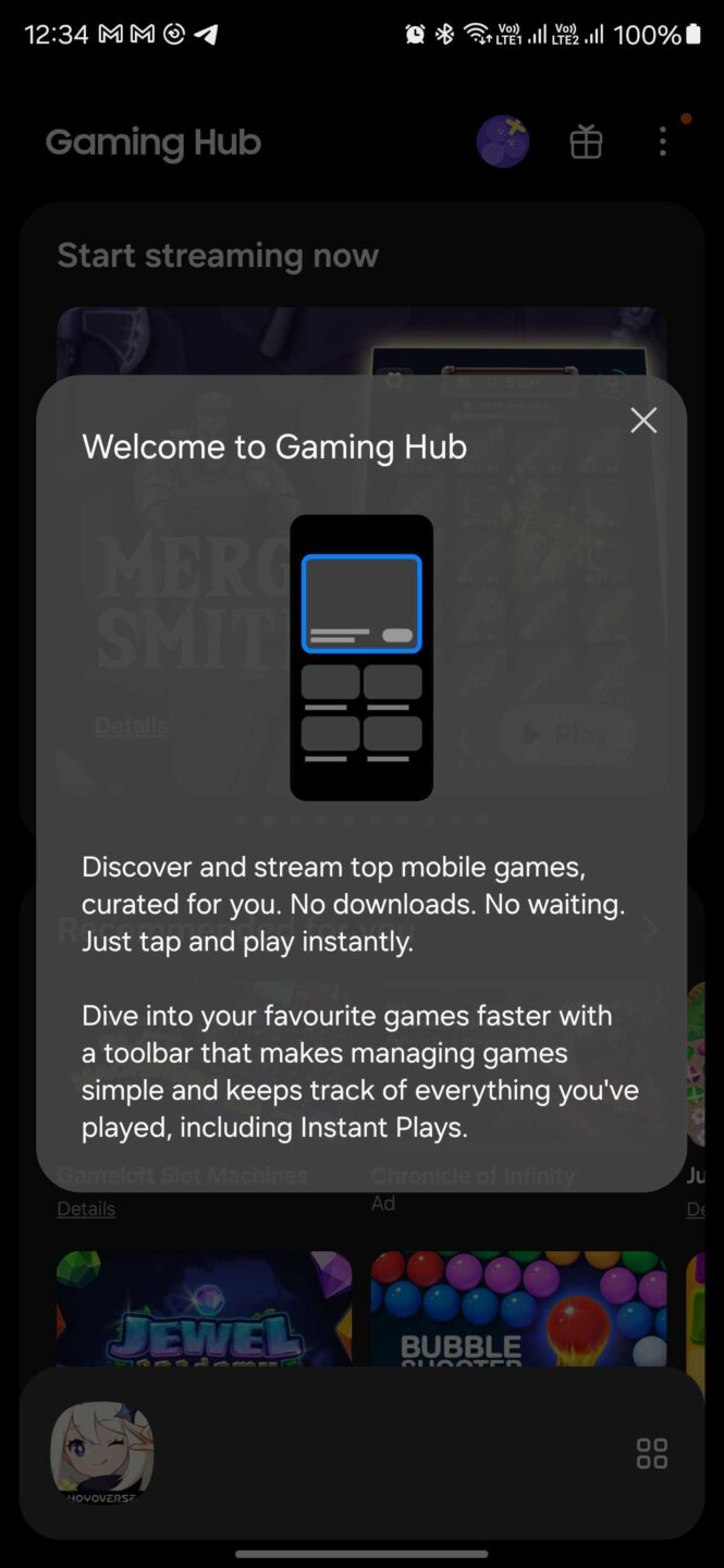 Samsung rebrands Game Launcher on Galaxy phones to Gaming Hub