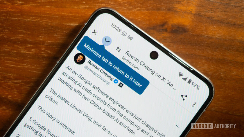 Don't close, minimize: Chrome gets Minimized Custom Tabs feature for ...