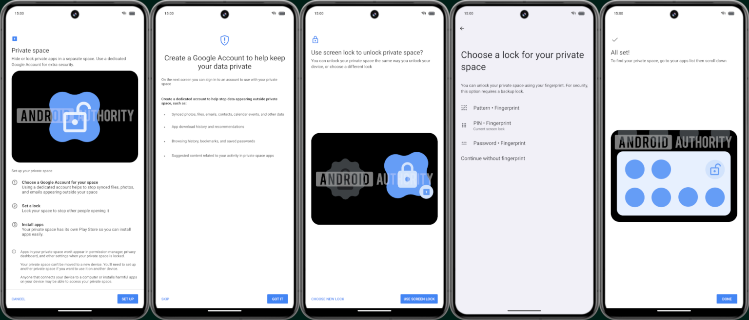 Android 15's Private Space is getting more features to hide your apps ...
