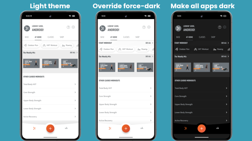 Android 15 will let you force apps to go dark, even if they don't ...