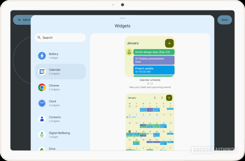 Android 15 will let you add widgets to the lock screen, but only on tablets