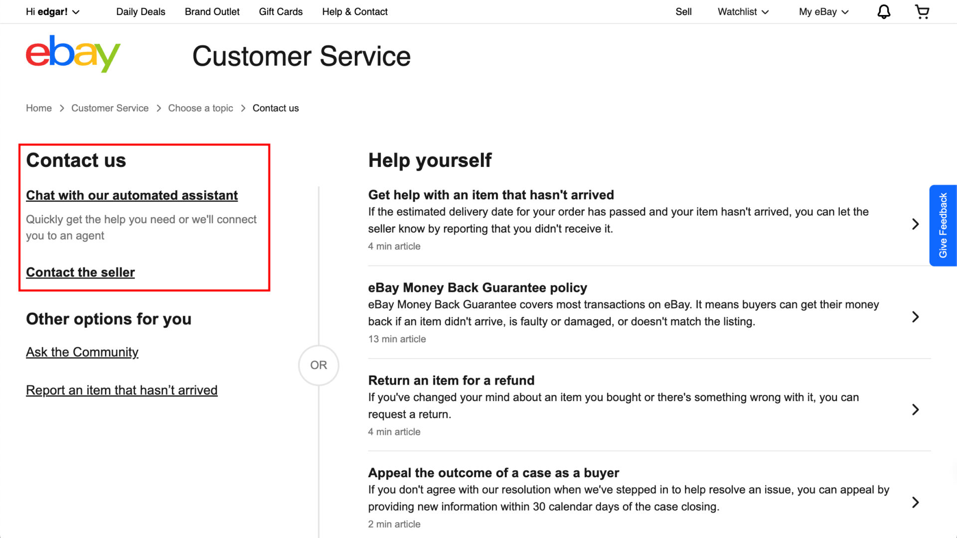 Here are all the ways you can contact eBay support - Android Authority