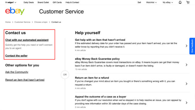 Here are all the ways you can contact eBay support - Android Authority