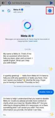 Can you turn off Meta AI on Facebook, Instagram, and WhatsApp ...