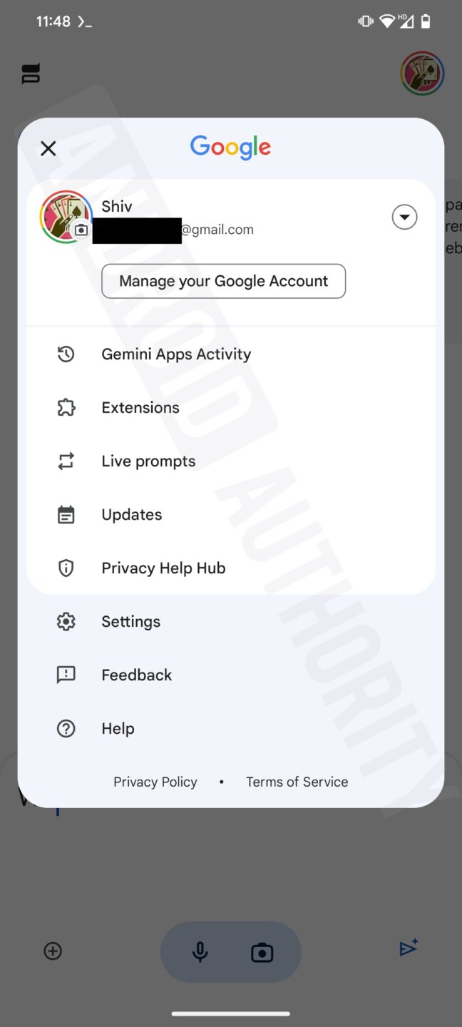 Live Prompts coming to Gemini, likely allowing you to schedule commands ...