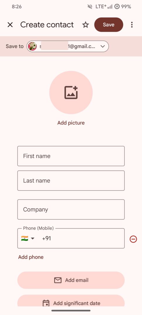 Google Contacts redesign makes adding new contacts more intuitive