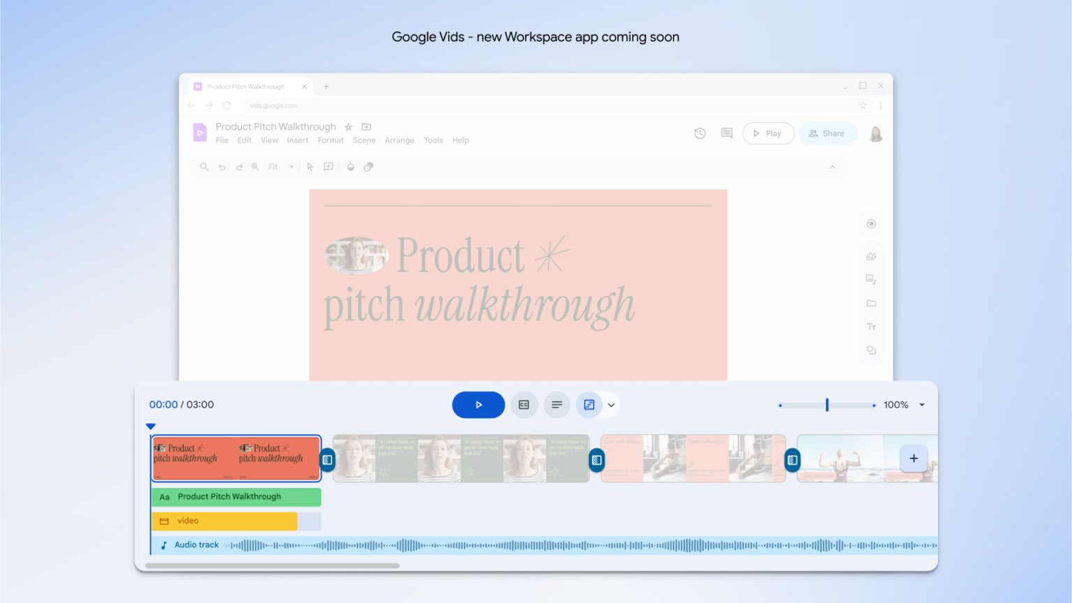 Google Vids launches: A video-creation suite with AI smarts in Workspace