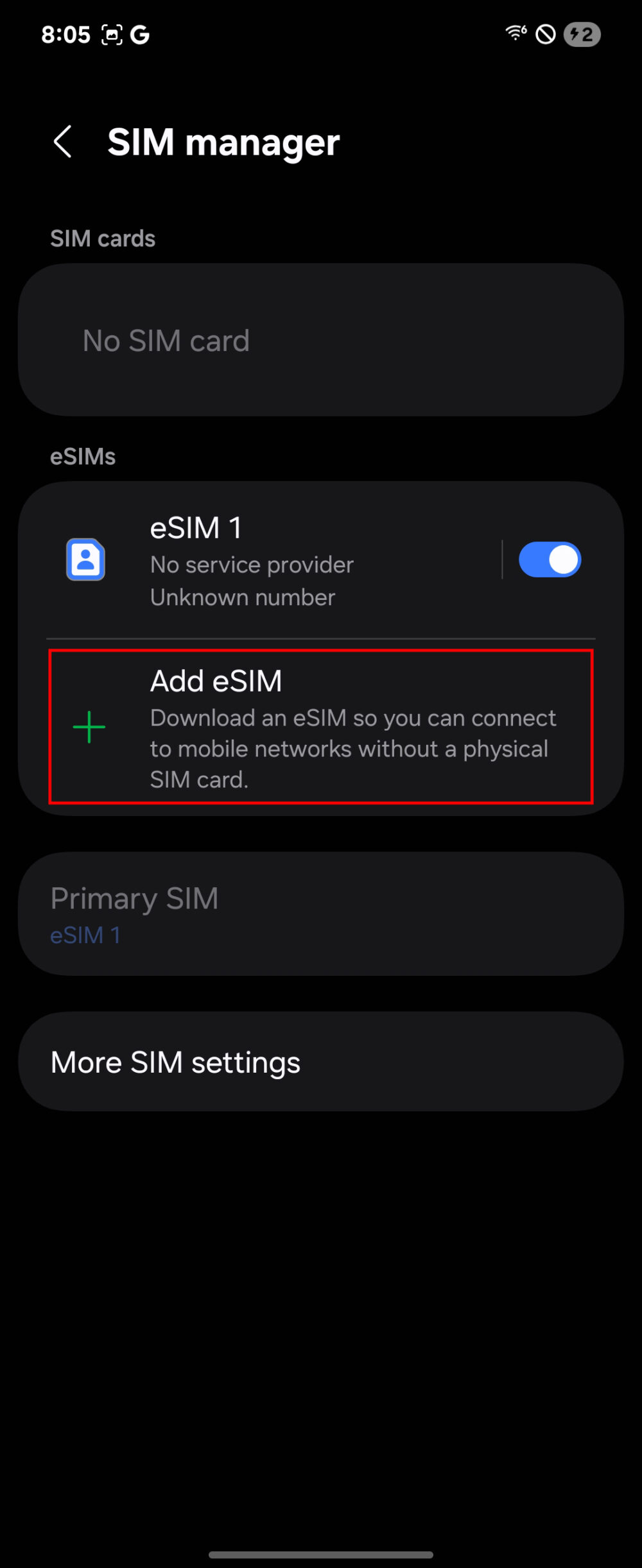 Does the Samsung Galaxy S23 FE support eSIM and dual-SIM?