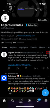 Here's how to pin a post on X - Android Authority