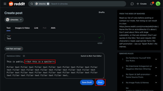 How to spoiler on Reddit on any device - Android Authority
