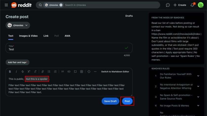 How to spoiler on Reddit on any device - Android Authority