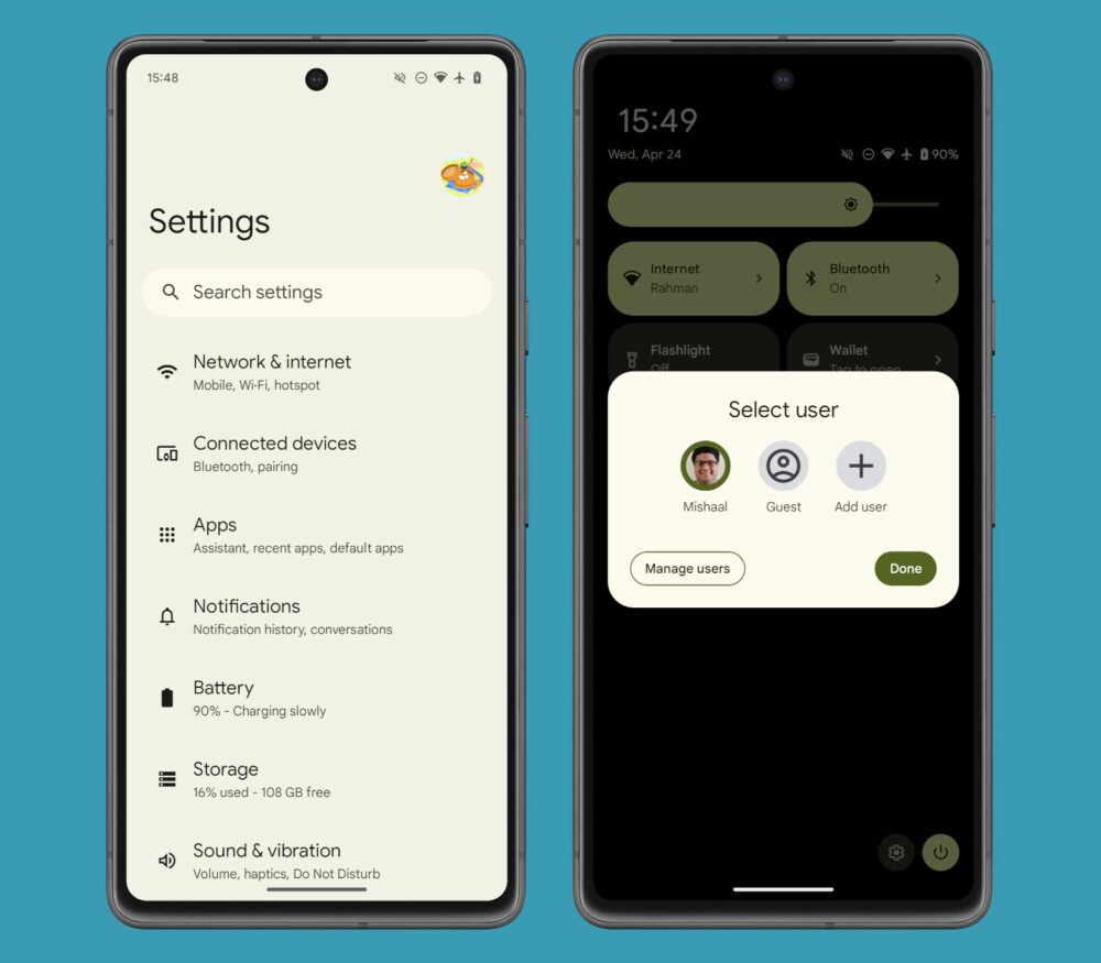 Android 15 gets a new avatar picker app that syncs your Google Account ...