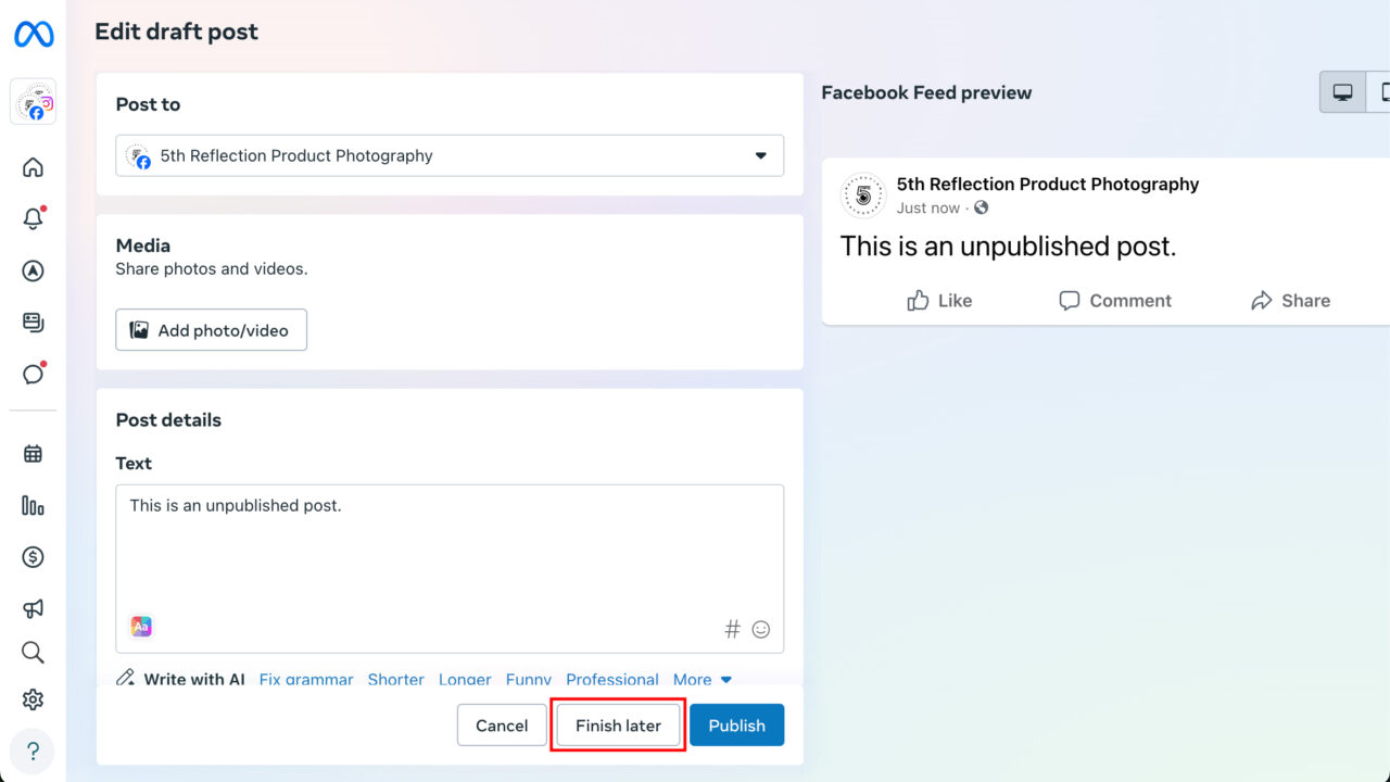 How to find your saved drafts on Facebook - Android Authority