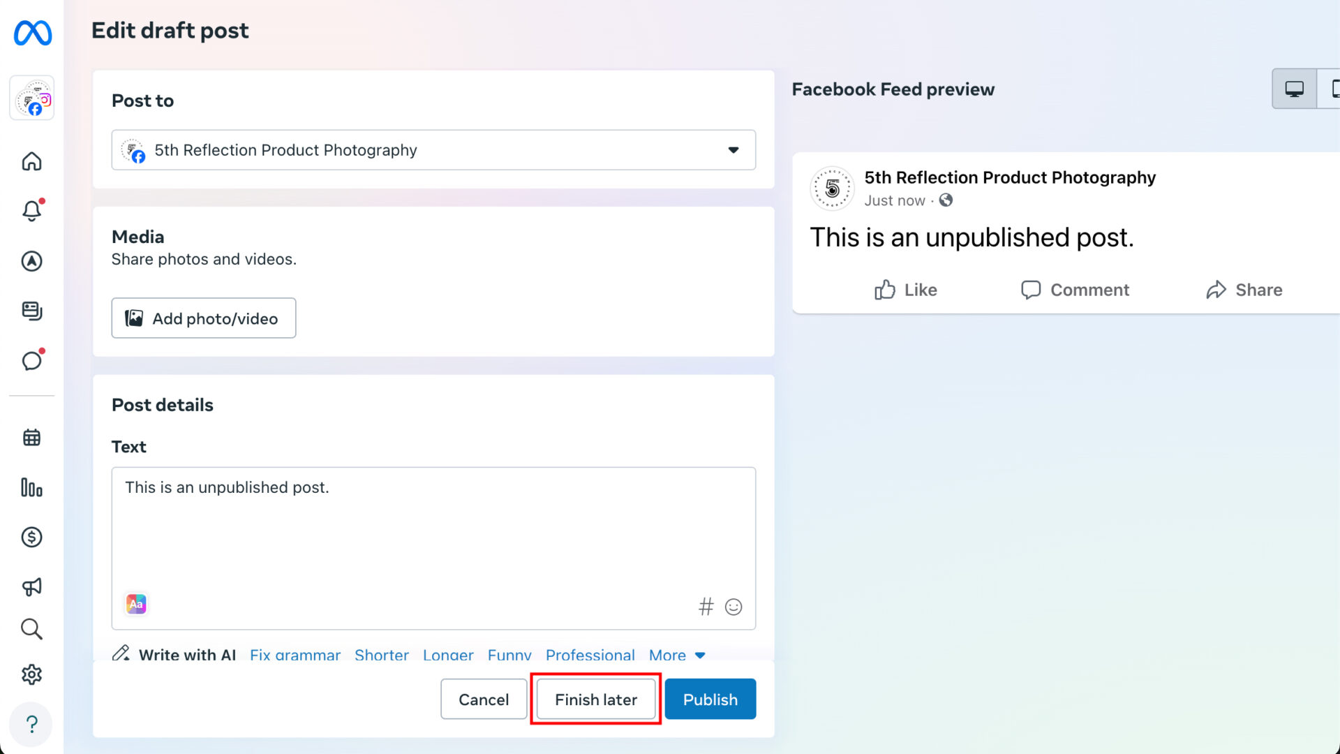 How to find your saved drafts on Facebook - Android Authority