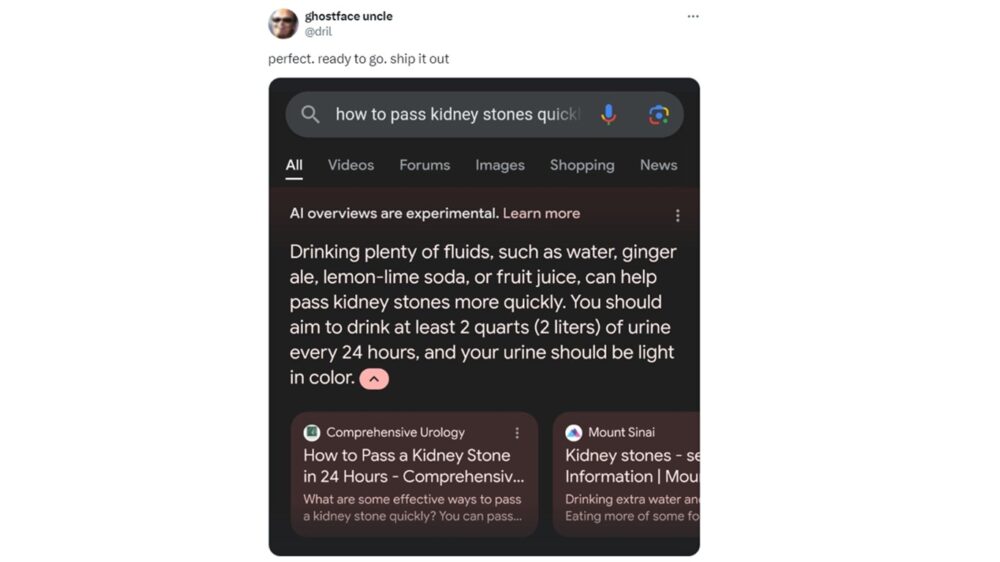 Shut it down: Google's AI search results are beyond terrible