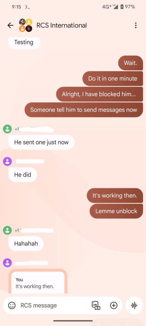 Google Messages will soon hide texts from blocked contacts in group chats