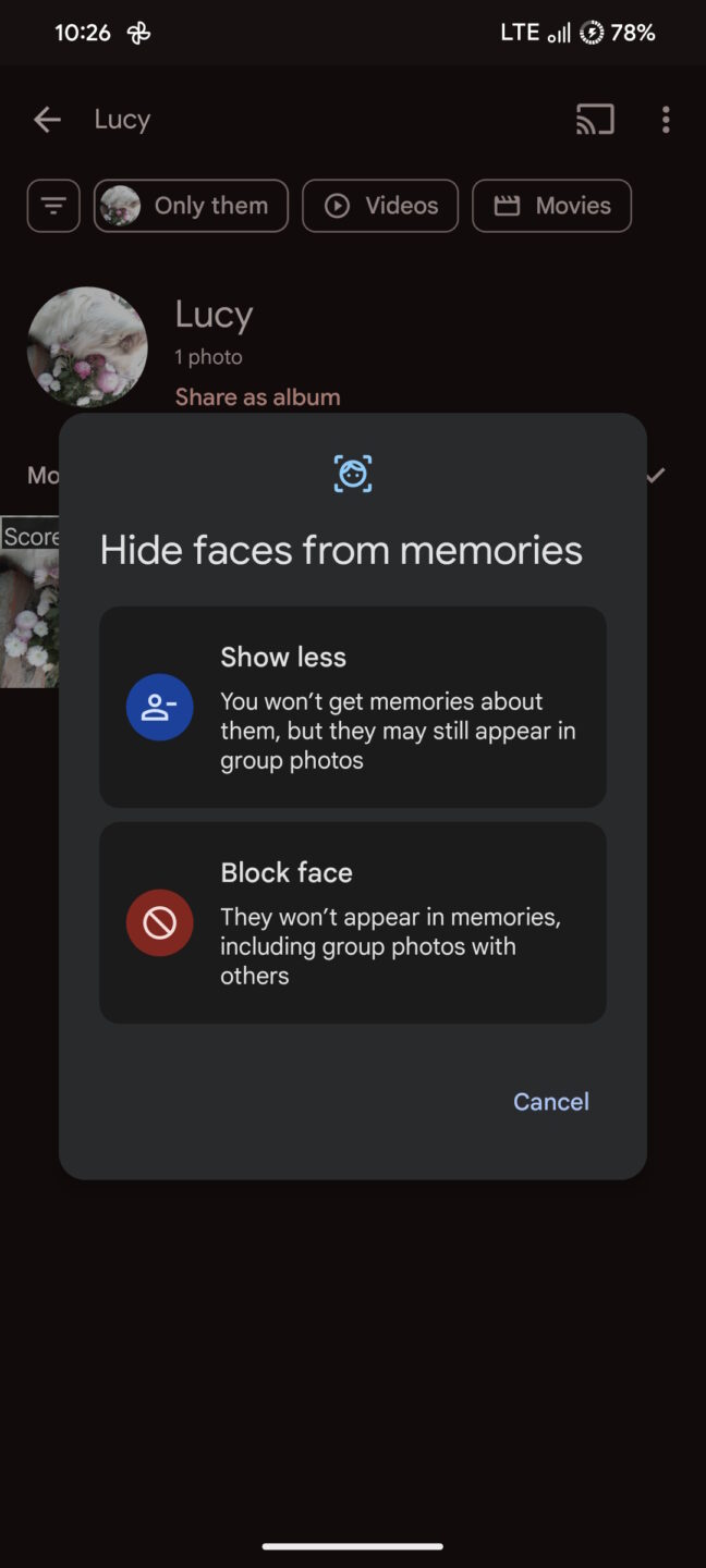 Google Photos could soon give you more control over which faces you see