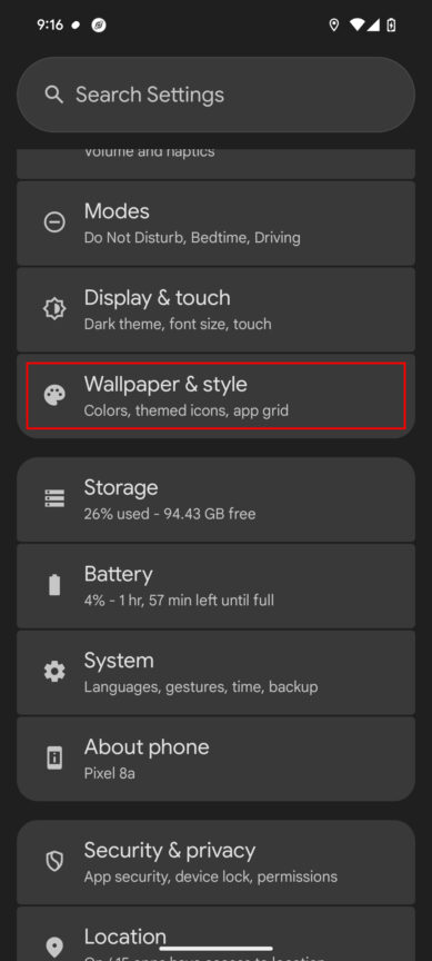 Here's how to change your Android system accent color