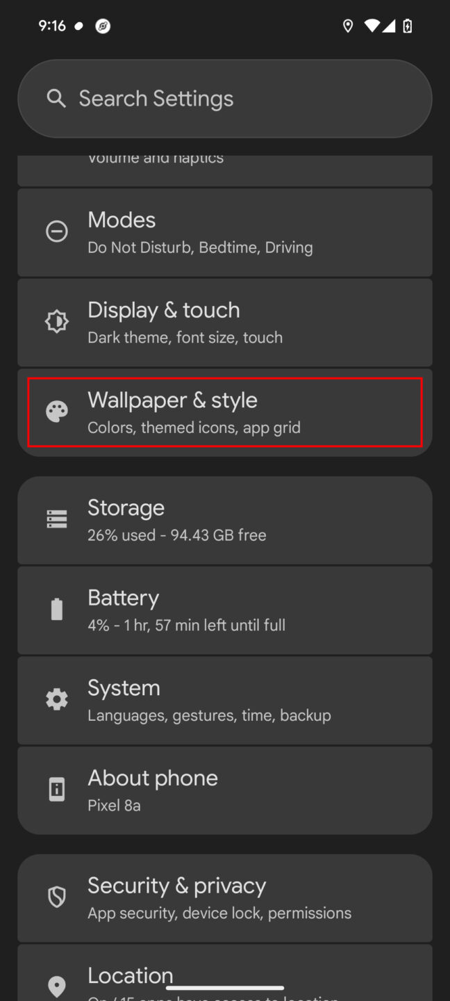 Here's how to change your Android system accent color