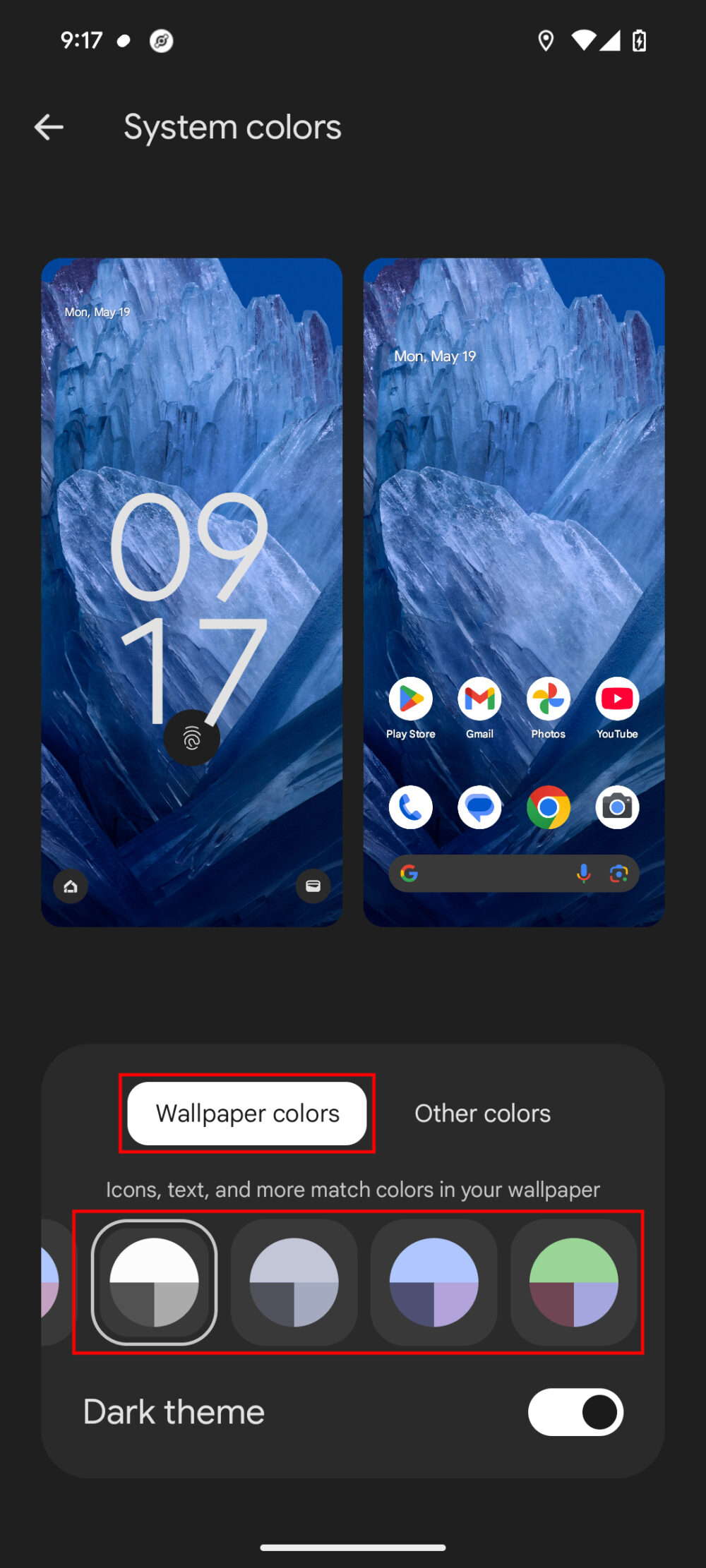 Here's how to change your Android system accent color