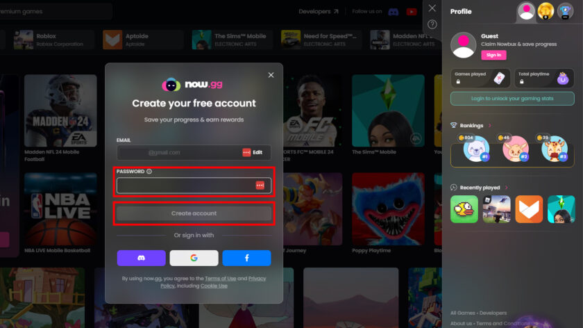 How to play Roblox on now.gg - Android Authority