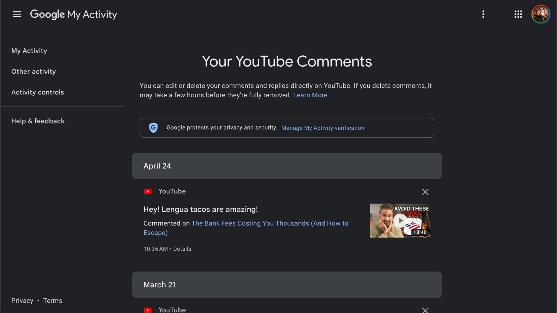 How to find your comments on YouTube - Android Authority